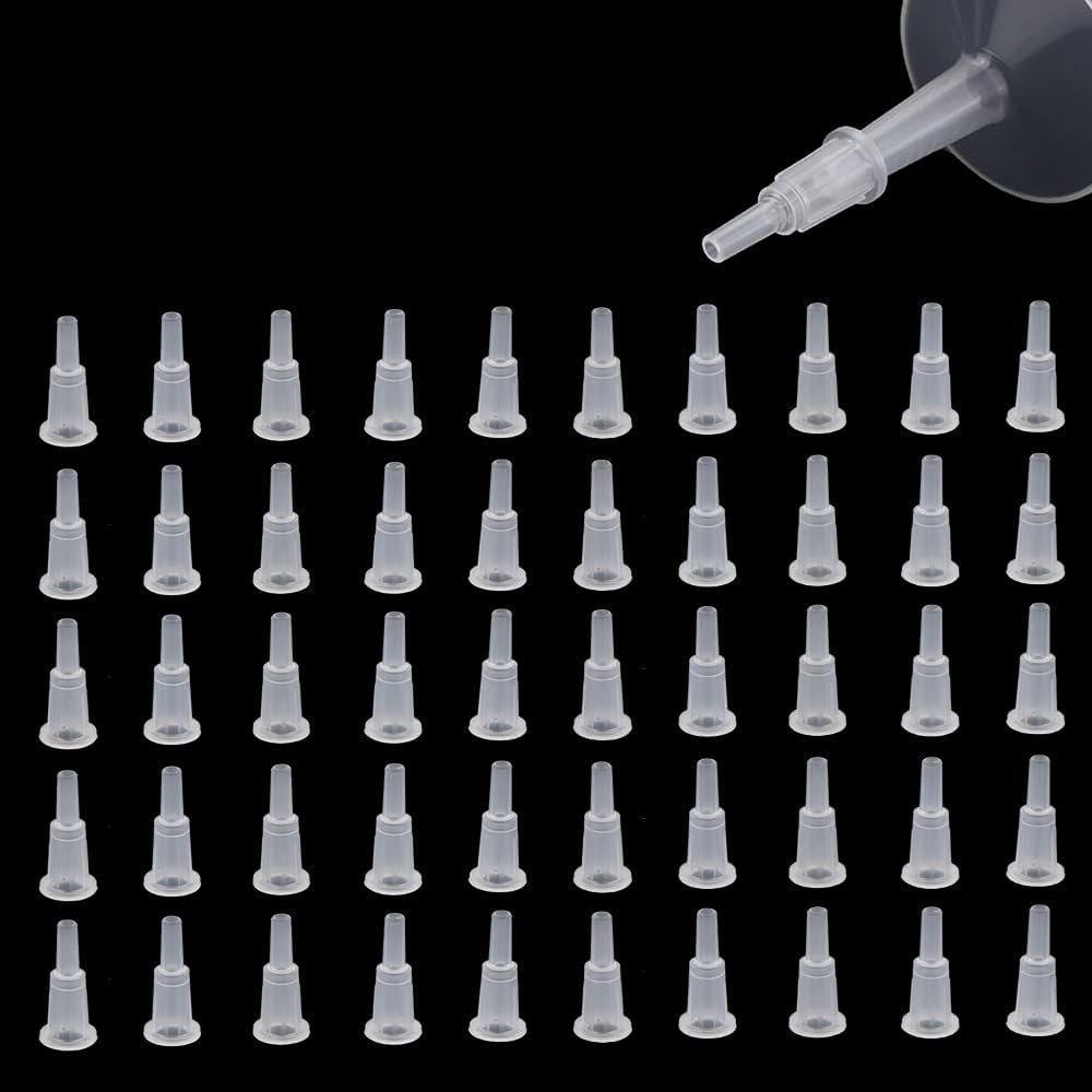 Amazon.com: 50 Pcs Syringe Tip Adapter Converter Transfer Dispenser ...