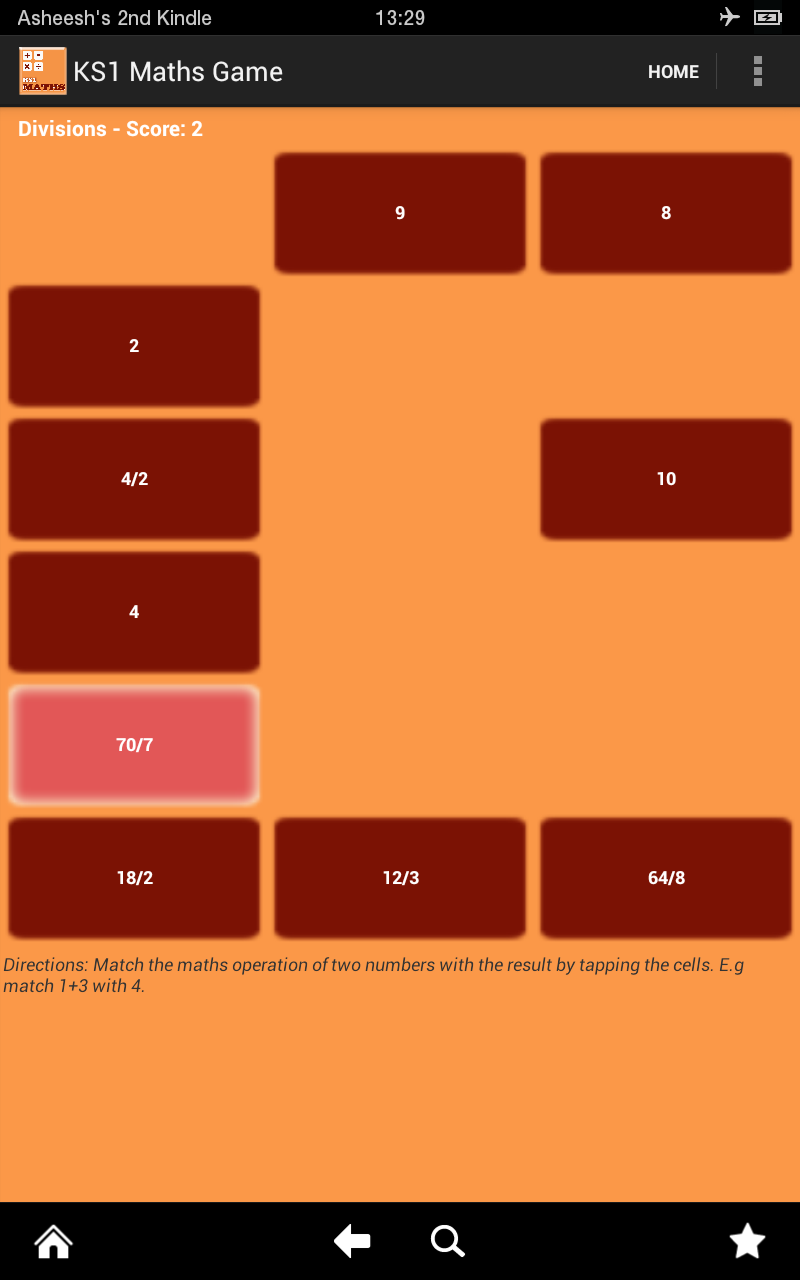 Key Stage 1(KS1) Maths Game - App on the Amazon Appstore