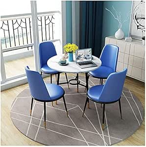 Amazon.com: Office Small Conference Room Coffee Table Set, Wooden Table ...