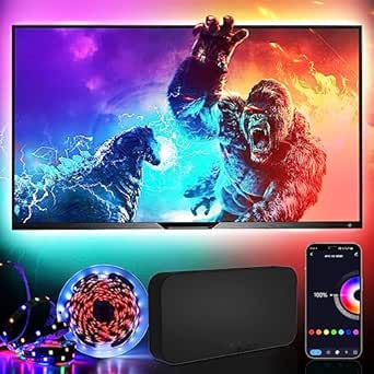 Amazon.com: WAITHOME Elevate TV Ambience with Sync Light Box: RGB LED ...