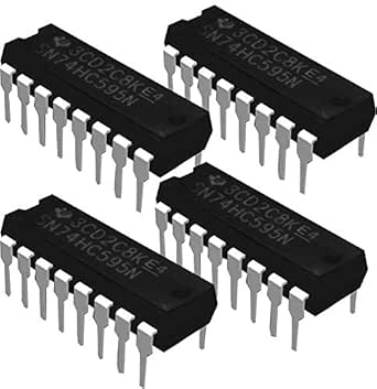 Texas Instruments SN74HC595N 8-Bit Shift Registers with 3-State Output ...