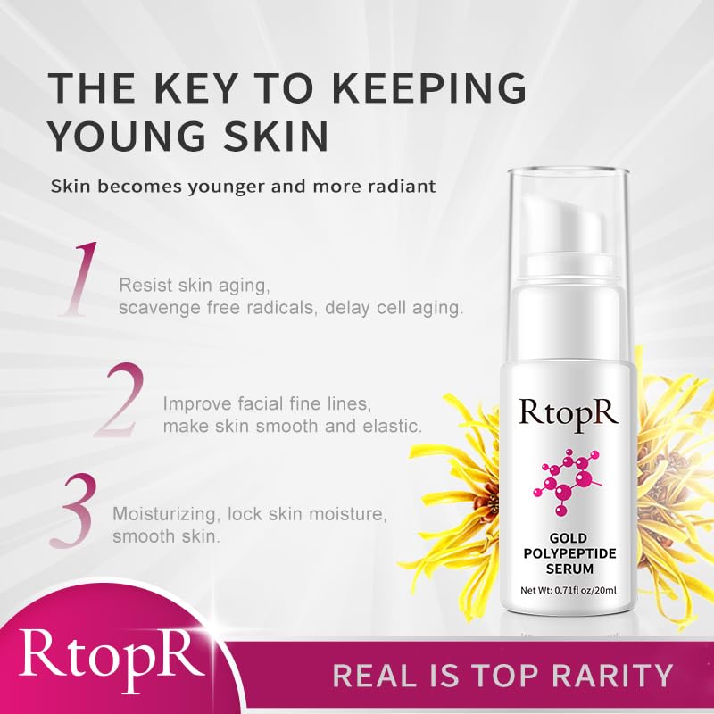 RtopR Gold Polypeptide Serum – Brightening & Anti-Aging Facial Serums ...