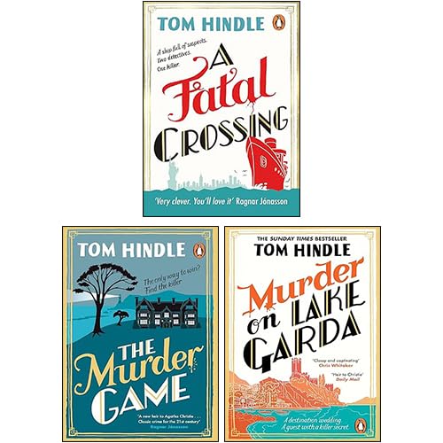 Tom Hindle 3 Books Collection Set(The Murder Game, A Fatal Crossing ...