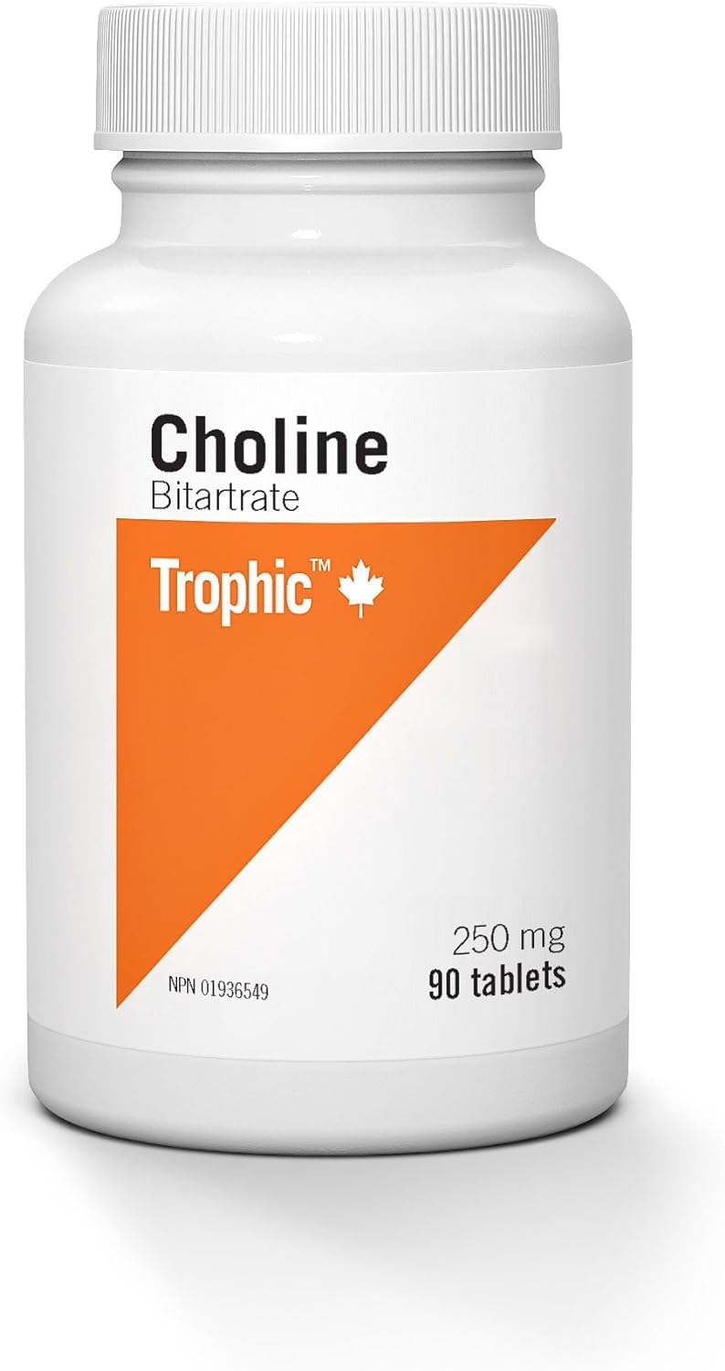 Trophic Choline Bitartrate, 90 Count : Amazon.ca: Health & Personal Care