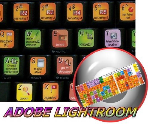 ADOBE LIGHTROOM KEYBOARD STICKERS (GRAPHIC DESIGN) FOR DESKTOP, LAPTOP ...