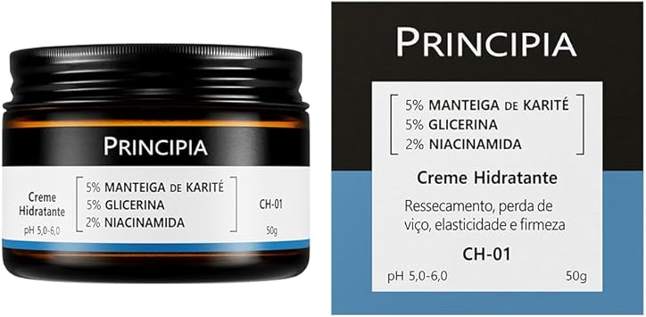 PRINCIPIA, Creme Hidratante Facial 5% Manteiga de Karité + 5% Glicerina ...