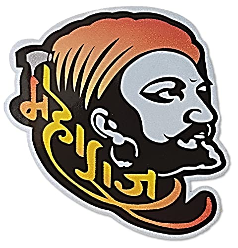 UNIq Chhatrapati Shivaji Maharaj Vinyl Sticker Glossy Sticker for Car ...