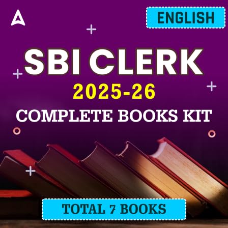 Buy SBI Clerk Complete 7 Books Kit 2025-26 ( English Printed Edition ...