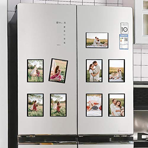 Snapklik.com : Magnetic Picture Frames 24 Packs-Fridge Magnetic Photo ...