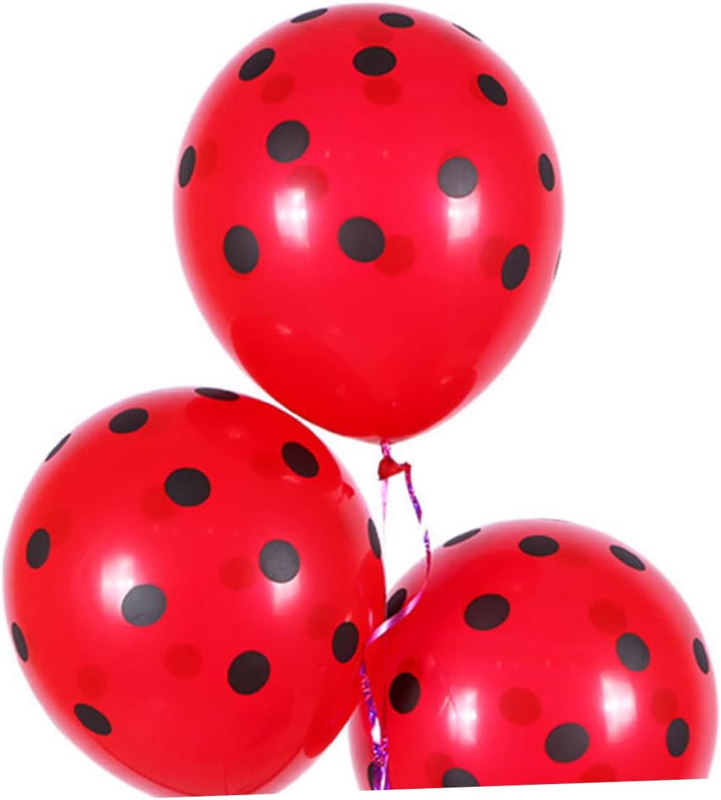 Amazon.co.jp: NAMOARLY 100pcs Ladybug Birthday Decorations, Ladybug ...