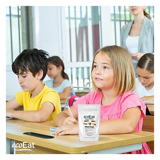 ecoEat Mixed Edible Insects - Edible Bugs Edible Dehydrated not Fried - Mixed Bugs (Dehydrated ...