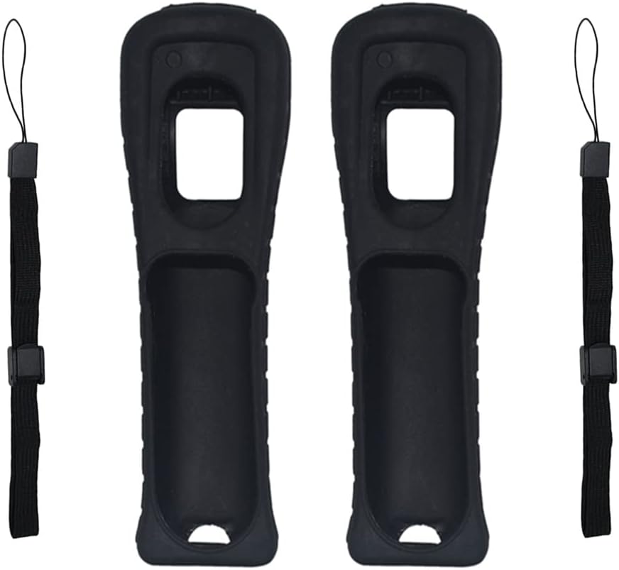 Amazon.com: Silicone Skin Case Cover with Wrist Strap for Nintendo Wii ...