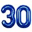 Amazon.com: 40 Inch Number 22 Balloon Blue Jumbo Giant Big Large Number ...