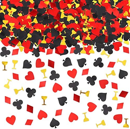 Amazon.com: Casino Multicolor Royale Party Paper & Foil Confetti - 1.2 ...