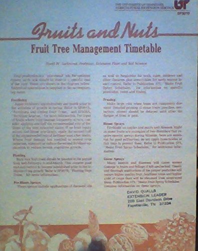 Fruit Tree Management Timetable (Fruits and Nuts) SP307D: David W ...