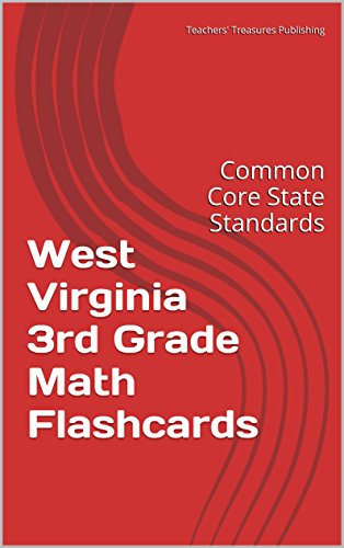 Amazon.co.jp: West Virginia 3rd Grade Math Flashcards: Common Core ...