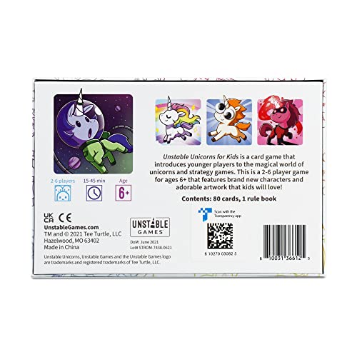 Snapklik.com : Unstable Unicorns For Kids Edition Base Game - A ...