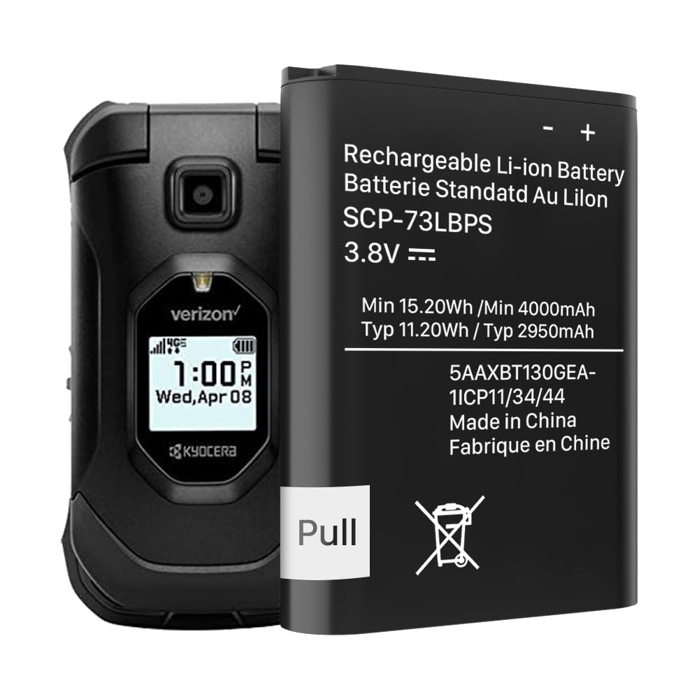 Amazon.com: LCLEBM [4000mAh] SCP-73LBPS Battery, New Upgrade High ...