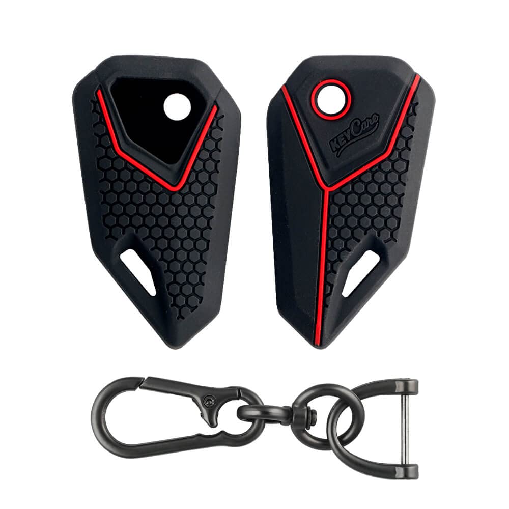 Keycare® Silicone Key Cover and Keyring Compatible for Universal Bike ...