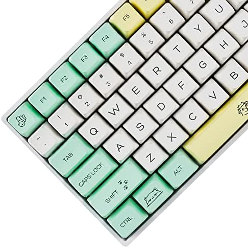 Amazon.com: 144 Peeking Cat MDA Profile Dye Sub Keycaps Ergonomic Mac ...
