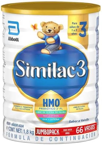 Similac Etapa 3 1800g, Fórmula infantil : Amazon.com.mx: Bebé