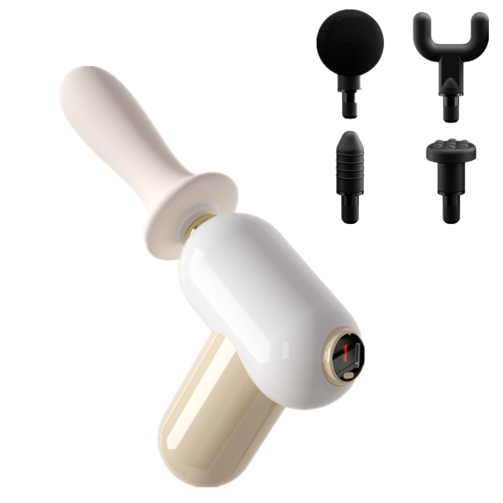 Amazon.com: Mini Massager Gun for Women Back Massage with 5 Massage Gun Heads Wand Thera Gun ...