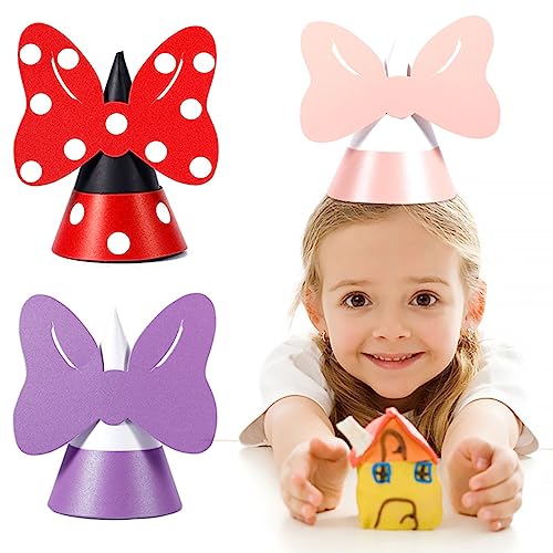 Snapklik.com : Cartoon Kids Party Hats - Fun Celebration Kit 4PCS ...