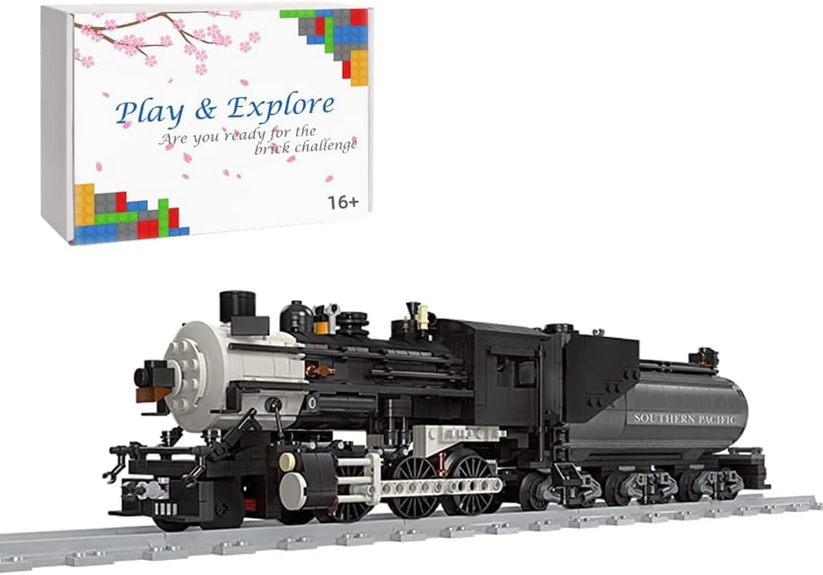 Technic Steam Locomotive Building Kit - 1136Pcs CN 5700 Retro Train ...