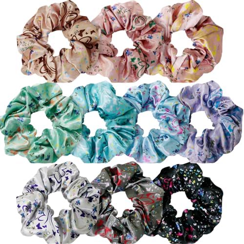 Amazon.com : cute design scrunchies for all hair type elastic hair band ...