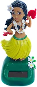 Amazon.com: Katutude Solar Dancing Toys Solar Powered Hula Girl Dancer ...