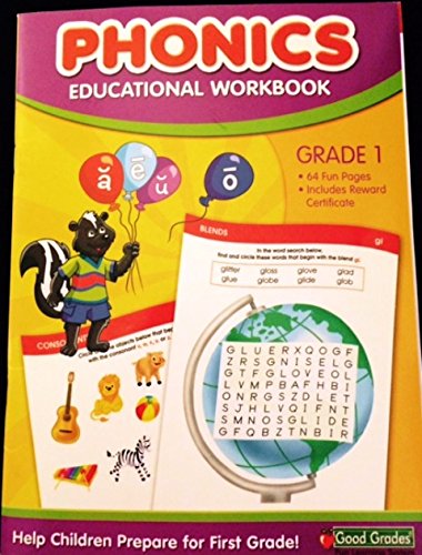 Phonics Educational Workbook Grade 1 : Amazon.co.uk: Stationery ...