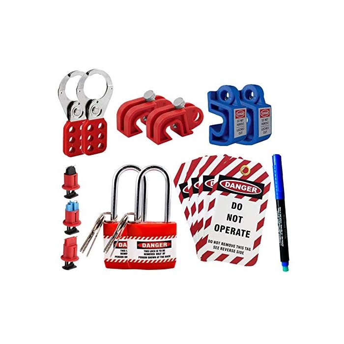 Buy Asian Loto Lockout Tagout Kit for Electrical Safety Lockout - ALC ...