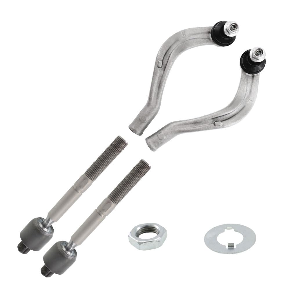 Amazon.com: Left Right Inner + Outer Tie Rod End 673004614 673004615 ...