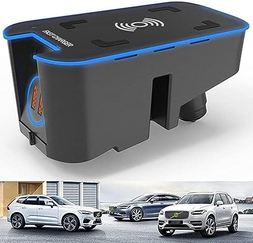 Amazon.com: NAMEAL Car Wireless Charger for Volvo XC90 XC60 V90 V60 S90 S60 2016-2021 Center ...