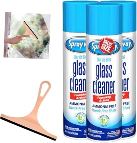 Amazon.com: Spraiway Glass Cleaner Foam Action Cleaner 19 oz. with ...