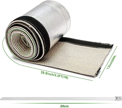 Snapklik.com : Heat Shroud Heat Shield Fuel Line Wire Heat Sleeve ...