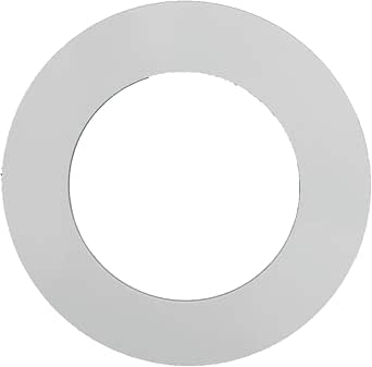 White Trim Rings Plastic Ring 8" Inch Recessed Light Ring for Can ...