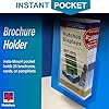 Amazon.com: Peel & Stick-On Pocket Literature Holder (25 Pack - 4 ...