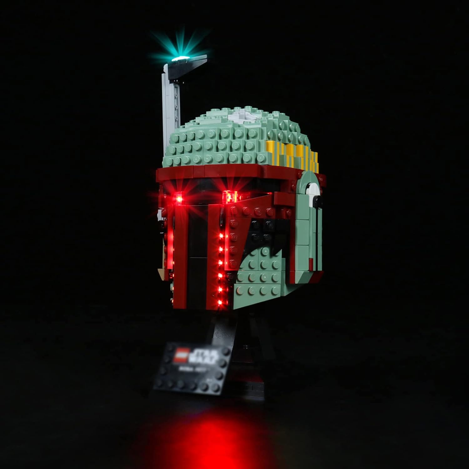 PIPART LED Light Kit for LEGO 75277 Star Wars Boba Fett Helmet -Light ...