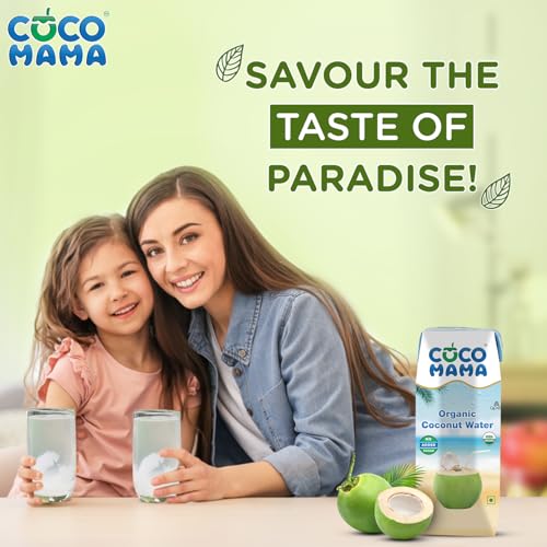 Coco Mama Organic Coconut Water, 250ml| Pack of 6| Enriched With ...