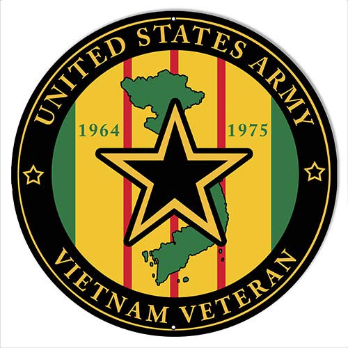 Amazon.com: U.S.Army Vietnam Vet Military Metal Sign Rudy Edwards 14×14 ...