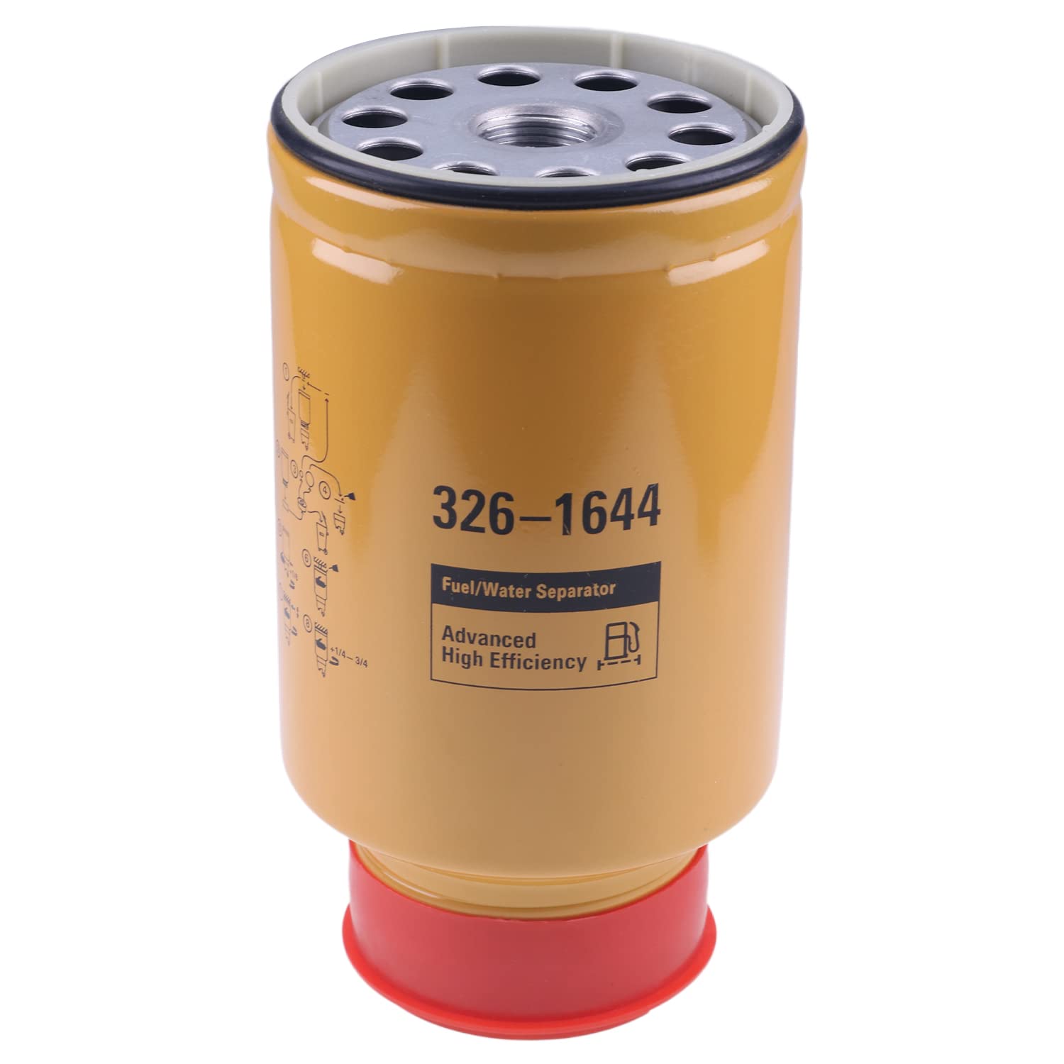 Amazon.com: AIVWUMOT Fuel Water Separator Filter 326-1644 1R-0770 ...