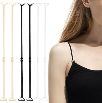 3 Pairs Bra Straps Replacement Non-Slip Adjustable Bra Straps Thin Bra ...