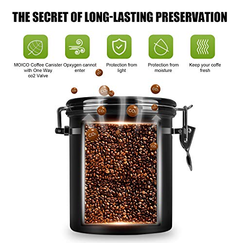 Coffee Container MOICO Coffee Stainless Steel Container $17.99(40% Off ...