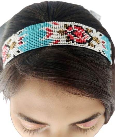 Amazon.com : Native American Turtle Design Pattern Elastic Stretch Seed ...