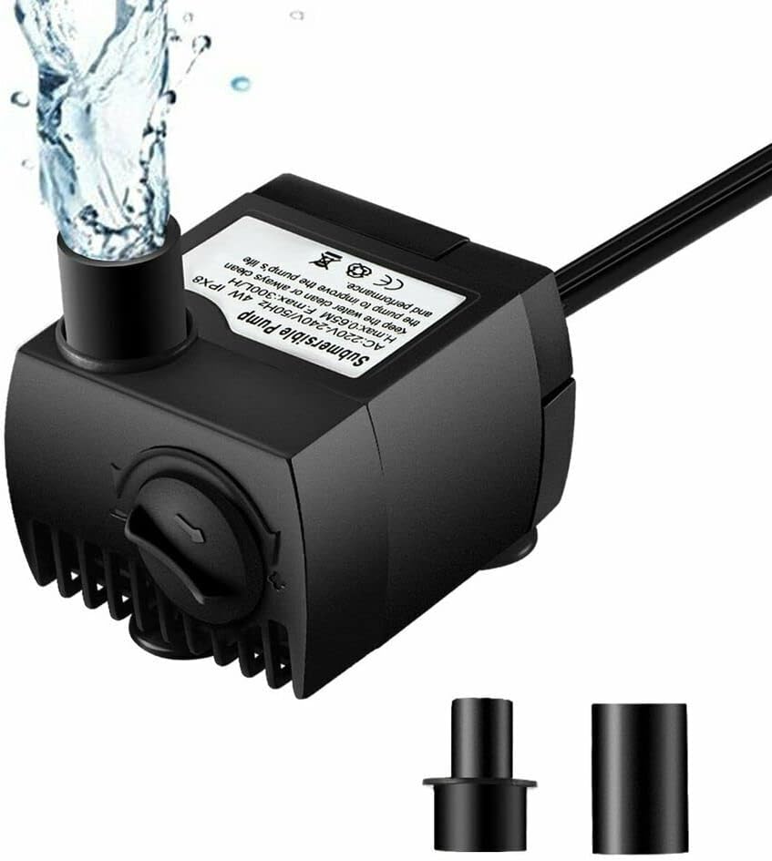 Solar Fountain Pump, Solar Power Amphibious Small Submersible Water ...