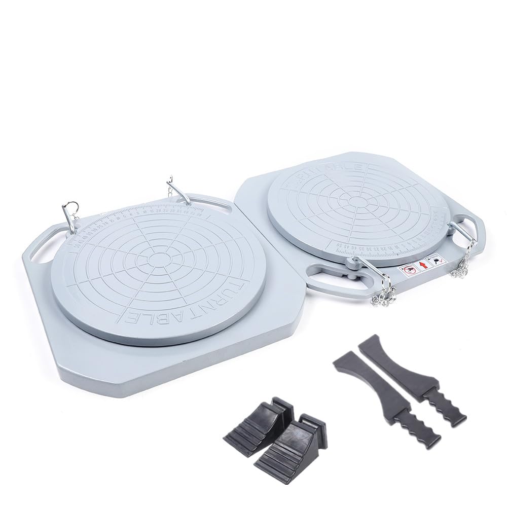 Amazon.com: WETUSSEX 2Pcs Wheel Alignment Tool Turn Plates, 345mm Heavy ...