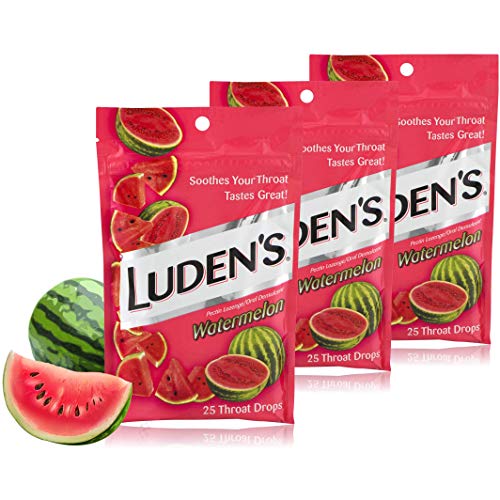 Snapklik.com : Ludens Watermelon Cough Throat Drops, Pectin Lozenge ...