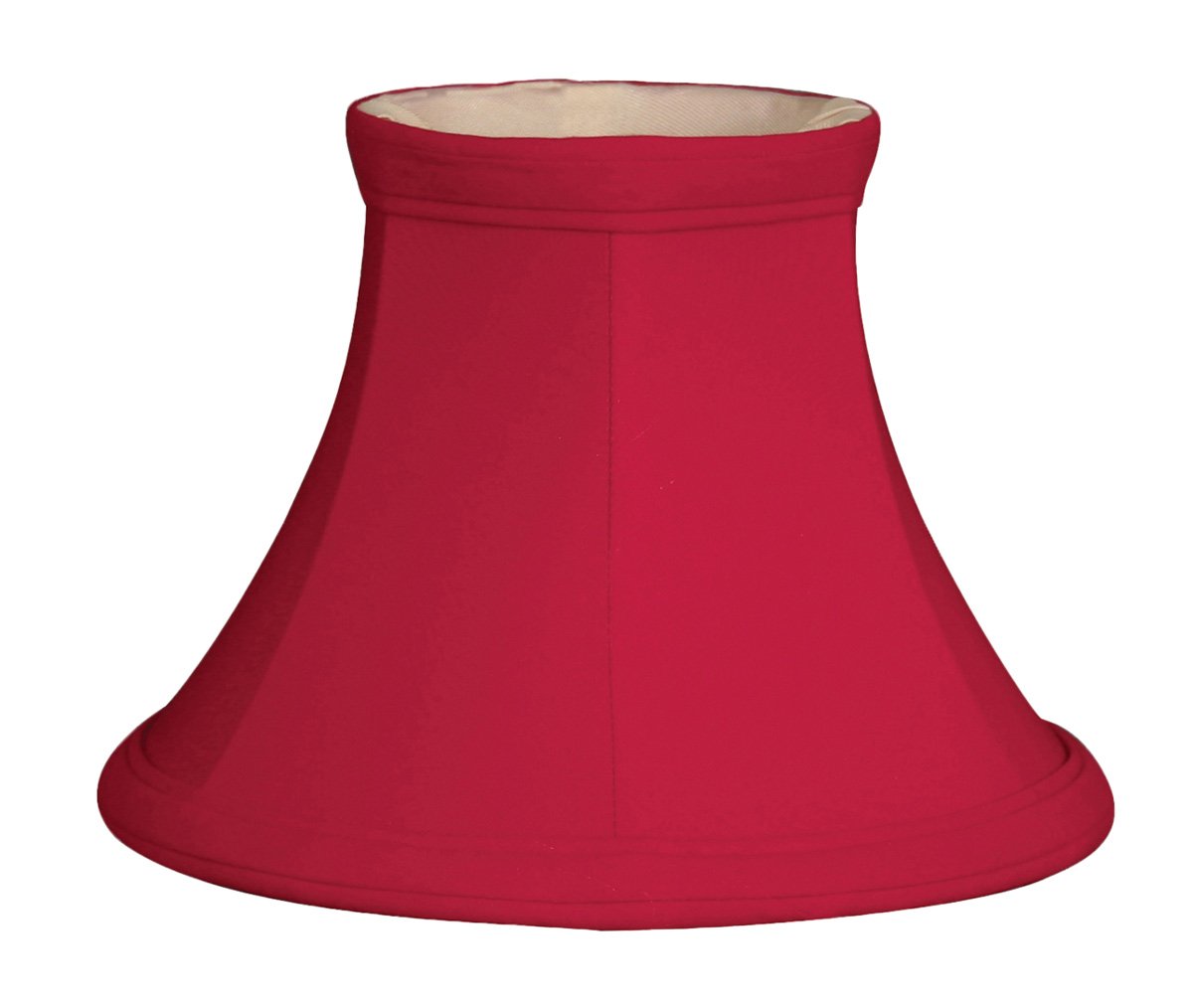 Red Clip On Lamp Shade Pattern DIY Pleated Lampshade