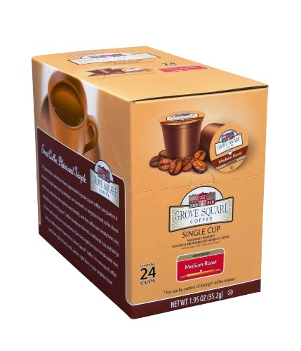 Amazon.com : Grove Square Coffee, Medium Roast, Single Serve Coffee Cup ...